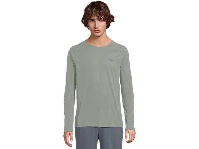 (取寄) ヘリーハンセン メンズ トレイル ロング スリーブ T-シャツ Helly Hansen men Trail Long Sleeve T-Shirt Grey Cactus