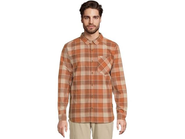 (取寄) ロイヤルロビンズ メンズ タマラック ロング スリーブ  Robbins men Tamarack Long Sleeve Rust Brown Canyon Pld