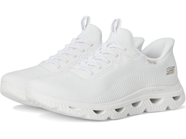 (取寄) ボブス スケッチャーズ レディース ハンズ フリー スリップ-インス ボブス アーク ウェーブ BOBS from SKECHERS women Hands Free Slip-Ins Bobs Arc Waves White