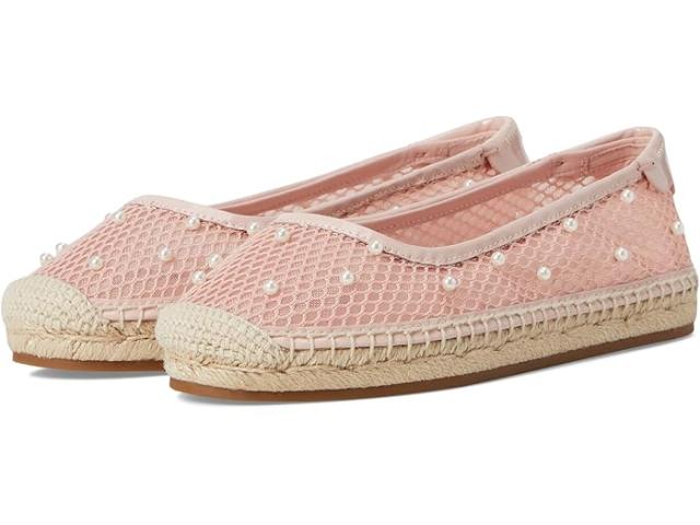 (取寄) ケイトスペード レディース パール フィッシュネット エスパドリーユ バレエ フラッツ Kate Spade New York women Pearl Fishnet Espadrille Ballet Flat Mochi Pink