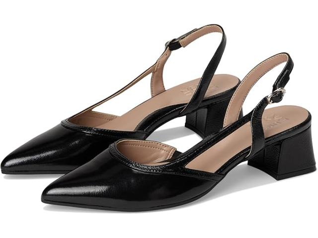 (取寄) ナチュラライザー レディース ミラ ドレス シューズ Naturalizer women Mila Dress Shoes Black Leather
