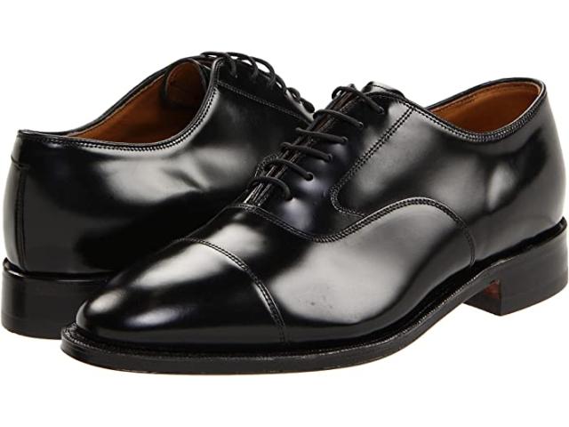 (取寄) ジョンストン&マーフィー メンズ メルトン クラシック ドレス キャップ トゥ オックスフォード Johnston & Murphy men  Melton Classic Dress Cap Toe Oxford Black Brushed Veal