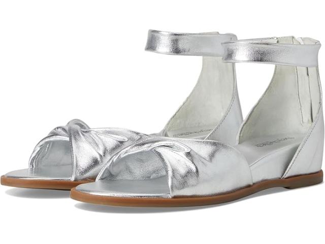 (取寄) セイシェル レディース ルック アップ メタリック レザー サンダル Seychelles women Look Up llic Leather Sandal Silver