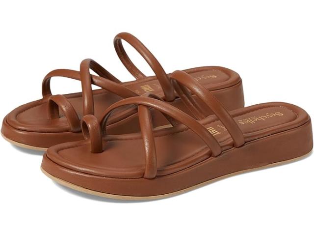 (取寄) セイシェル レディース ルール ザ ワールド Seychelles women Seychelles Rule the World Tan V Leather