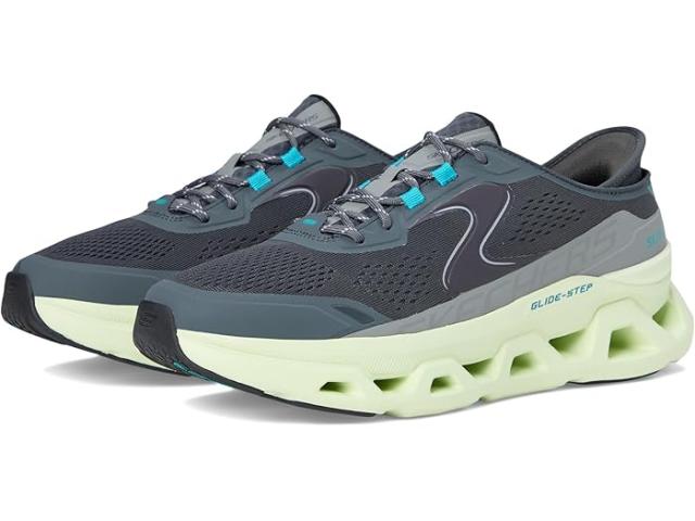 (取寄) スケッチャーズ メンズ グライド-ステップ アルタス ハンズ フリー スリップ-イン SKECHERS men Glide-Step Altus Hands Free Slip-In Charcoal/Lime
