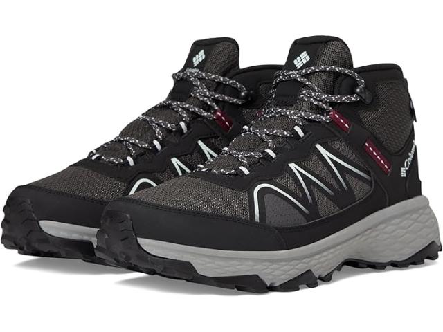 (取寄) コロンビア レディース ピークフリーク ラッシュ ミッド アウトドライ Columbia women Peakfreak Rush Mid Outdry Dark Grey/Deep Madeira