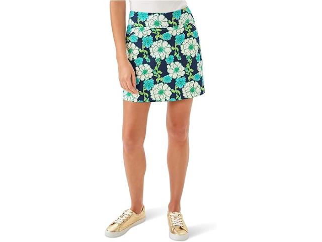 (取寄) リリー ピュリッツァー レディース モニカ スコート Upf 50+ Lilly Pulitzer women Monica Skort UPF 50+ Low Tide Navy Go Big Golf