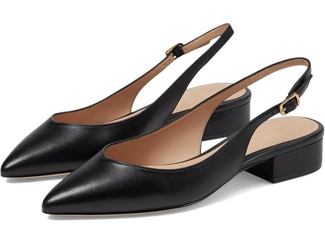 (取寄) コールハーン レディース メイジー スリングバック フラッツ Cole Haan women Cole Haan Mazie Slingback Flat Black Leather