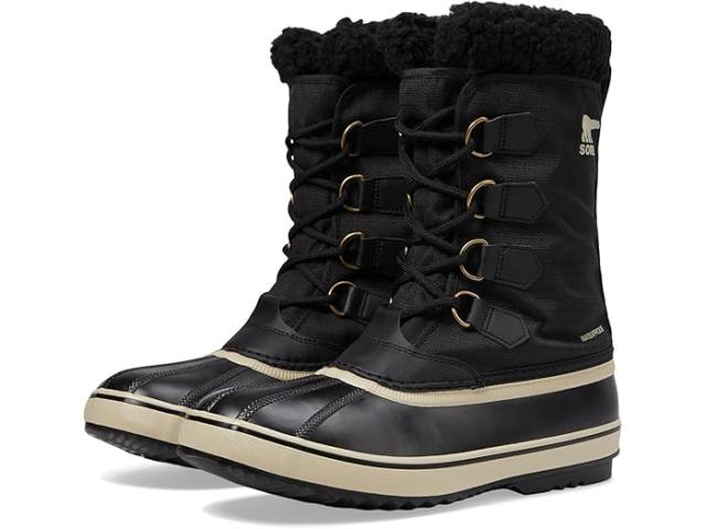(取寄) ソレル メンズ 1964 パック ナイロン ウォータープルーフ SOREL men 1964 Pac Nylon Waterproof Black/Ancient Fossil
