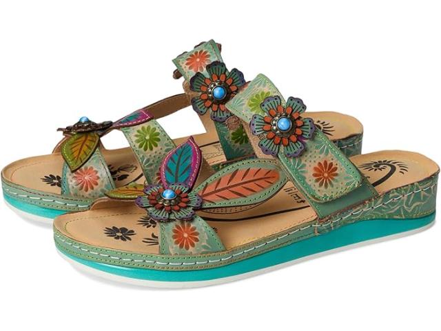 (取寄) ラルティストバイスプリングステップ レディース ピロー-ソフト L'Artiste by Spring Step women Pillow-Soft Mint Multi