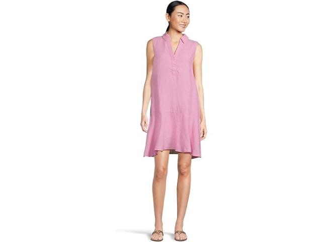 (取寄) リリー ピュリッツァー レディース リネン ドレス Lilly Pulitzer women Ellowyn Linen Dress Sunkissed Pink X Resort White