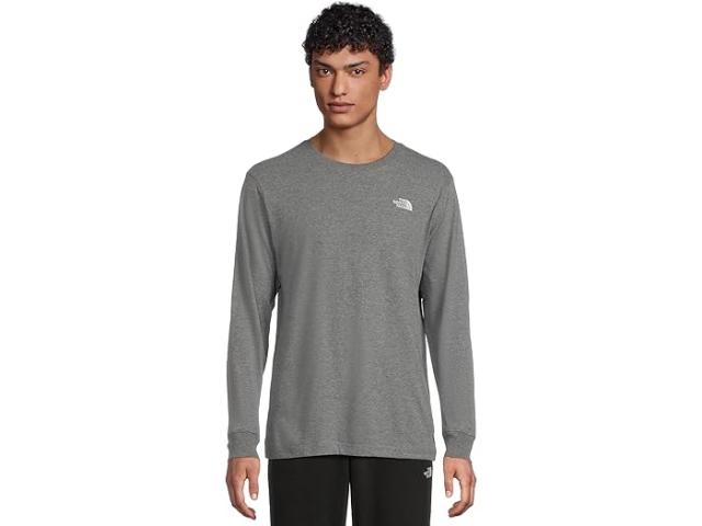 (取寄) ノースフェイス メンズ エボリューション エンブ ロング スリーブ ティー The North Face men Evolution Emb Long Sleeve Tee TNF Mid Grey Heather