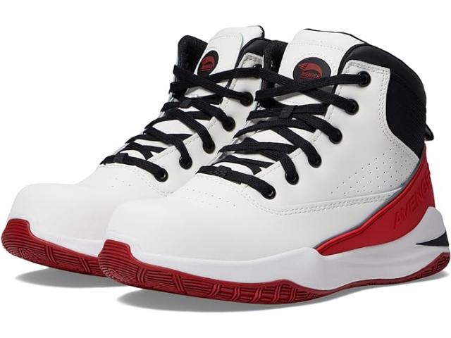 (取寄) アベンジャー ワークブーツ メンズ リアクション ミッド Avenger Work Boots men Avenger Work Boots Reaction Mid White/Red