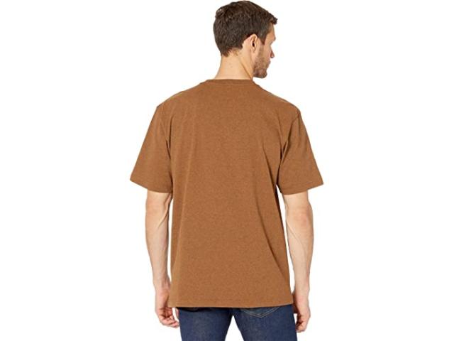 (取寄) カーハート メンズ ワークウェア ポケット S/S ティー K87 Carhartt men  Workwear Pocket S/S Tee K87 Oiled Walnut Heather