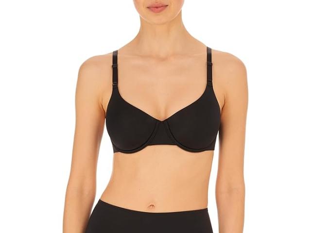 (取寄) ナトリ レディース リキッド フル フィット コンツアー アンダーワイヤー Natori women Liquid Full Fit Contour Underwire Black