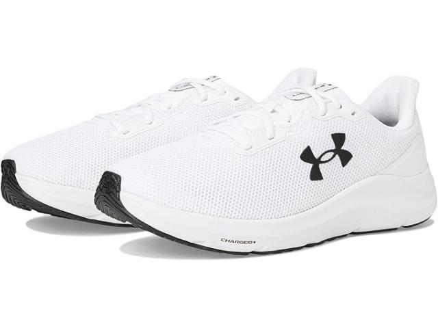 (取寄) アンダーアーマー メンズ チャージド パシュート 4 Under Armour men Charged Pursuit 4 White/White/Black