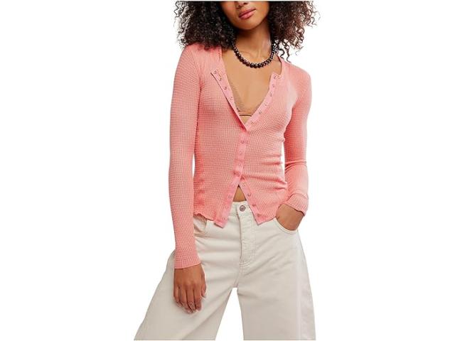 (取寄) フリーピープル レディース ゴーイング プレイシズ カルディ Free People women Going Places Cardi Coral Crimson