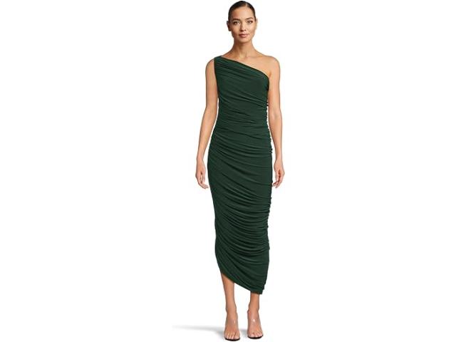 (取寄) ノーマ カマリ レディース ディアナ ガウン Norma Kamali women Diana Gown Dark Emerald