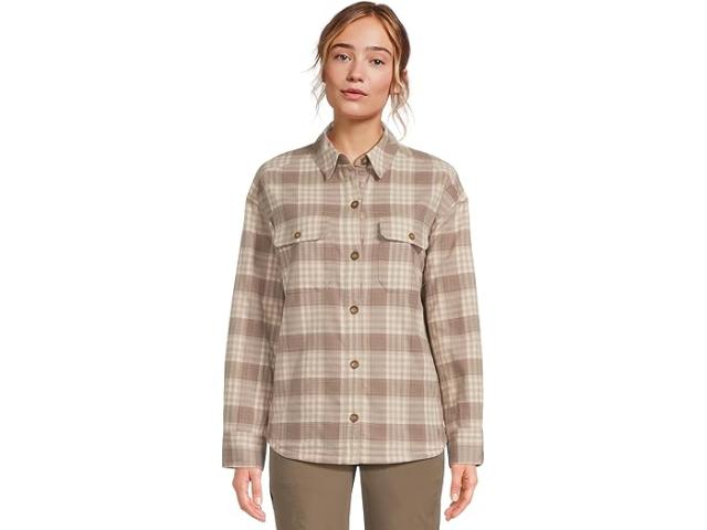 (取寄) ロイヤルロビンズ レディース ビスタ フランネル シャケット  Robbins women Vista Flannel Shacket Chalk Antelope Pld
