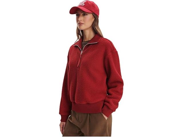 (取寄) バーリー レディース ジェイリン 1/2 ジップ フリース Varley women Jaylin 1/2 Zip Fleece Red Dahlia