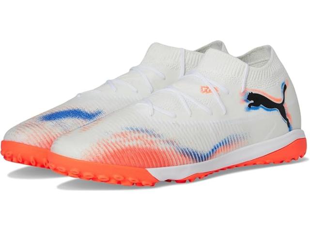 (取寄) プーマ メンズ フューチャー 8 マッチ ターフ トレーナー サッカー クリーツ PUMA men Future 8 Match Turf Trainer Soccer Cleats White/Black/Glowing Red