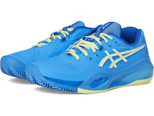 (取寄) アシックス レディース ゲル-レゾリューション X クレイ ASICS women Gel-Resolution X Clay Blue Coast/Huddle Yellow