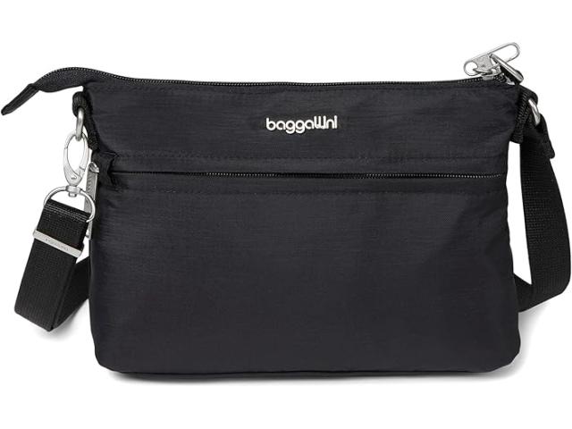 (取寄) バッガリーニ レディース セキュアテックス アンチ-シーフ メメント クロスボディ Baggallini women Securtex Anti-Theft Memento Crossbody Black