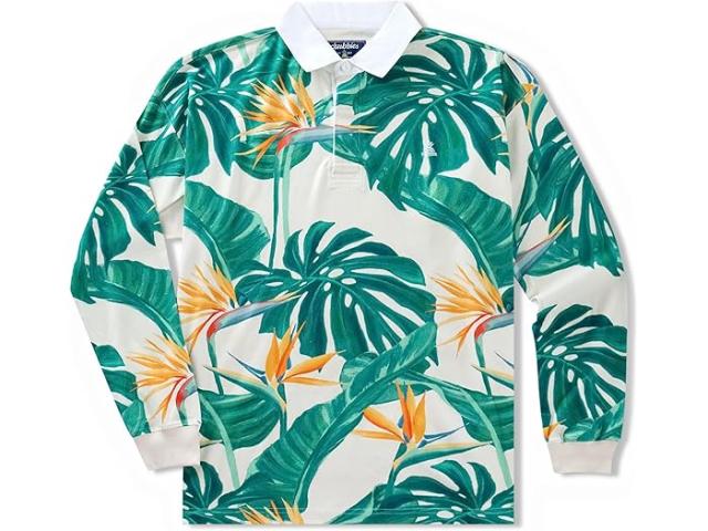 (取寄) チャビーズ メンズ ザ フロンド オブ ユー Chubbies men The Frond Of You (Rugby Shirt) Off White - Pattern Base (Includes Plaids)