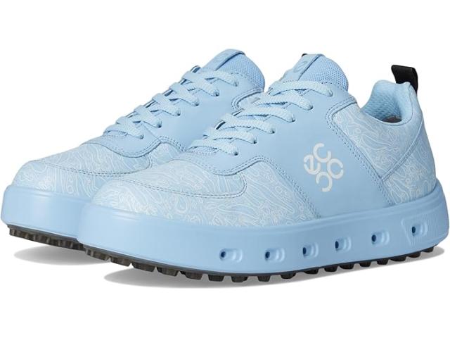 (取寄) エコー ゴルフ レディース ストリート 720 Ds ゴアテックス ウォータープルーフ ゴルフ シューズ ECCO Golf women Street 720 DS GORE-TEX Waterproof Golf Shoe Blue Bell