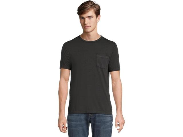 (取寄) ジョン バルベイトス メンズ ボンド バーンアウト T-シャツ John Varvatos men Bond Burnout T-Shirt K6047W25 Dp Charcoal