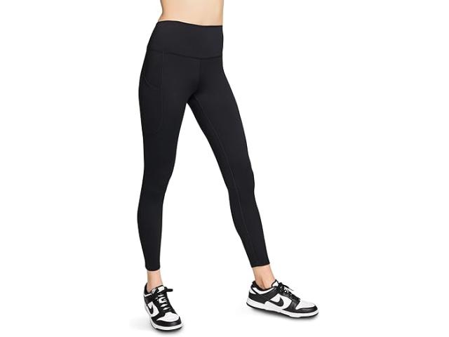 (取寄) ナイキ レディース ドライ-フィット ワン ハイ ライズ 7/8 パケット タイツ Nike women Dri-FIT One High Rise 7/8 Packet Tights Black/Black