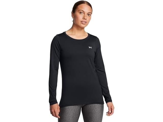 (取寄) アンダーアーマー レディース Ua ヒートギア アーマー ロング スリーブ Under Armour women Under Armour UA HeatGear Armour Long Sleeve Black/White