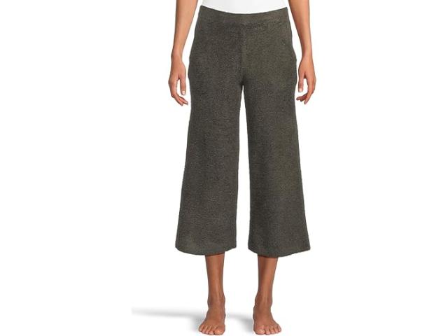 (取寄) ベアフットドリームス レディース コージーシック ライフ テクスチャー クロップ パンツ Barefoot Dreams women CozyChic Lite Textured Crop Pant Dark Moss