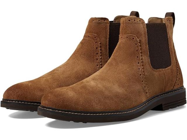 (取寄) ナン ブッシュ メンズ オーティス 2.0 チェルシー ファッション レザー ブーツ Nunn Bush men Otis 2.0 Chelsea Fashion Leather Boot Tan