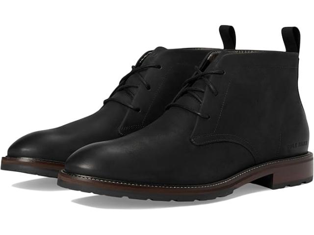 (取寄) コールハーン メンズ バークシャー ラグ チャッカ ブーツ Cole Haan men Berkshire Lug Chukka Boot Black/Truffle