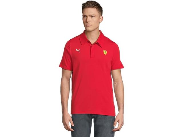 (取寄) プーマ メンズ スクーデリア フェラーリ クラウドスパン ポロ PUMA men Scuderia Ferrari Cloudspun Polo Rosso Corsa