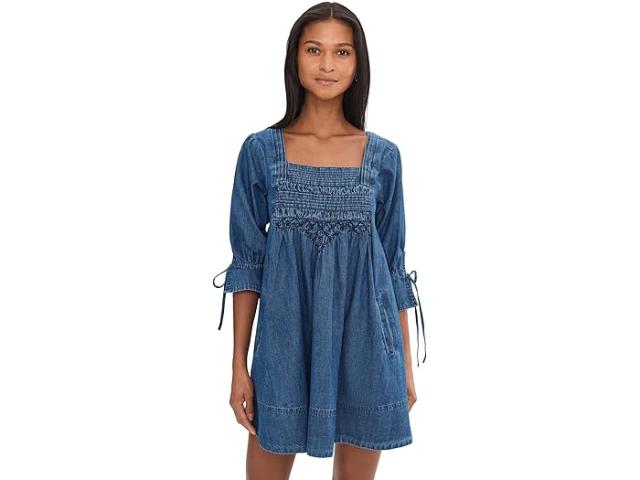 (取寄) フリーピープル レディース ソノラ デニム ミニ ドレス Free People women Sonora Denim Mini Dress Midnight Rinse