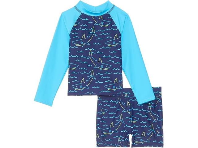(取寄) キッズ サン-アンド-サーフ スイム セット (トドラー) L.L.Bean Kids kids Sun-and-Surf Swim Set (Toddler) Night Shark