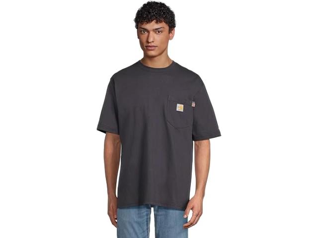 (取寄) カーハート メンズ ビッグ アンド トール フレイム レジスタント フォース コットン ショート スリーブ T-シャツ Carhartt men Big & Tall Flame Resistant Force Cotton Short Sleeve T-Shirt Dark Navy