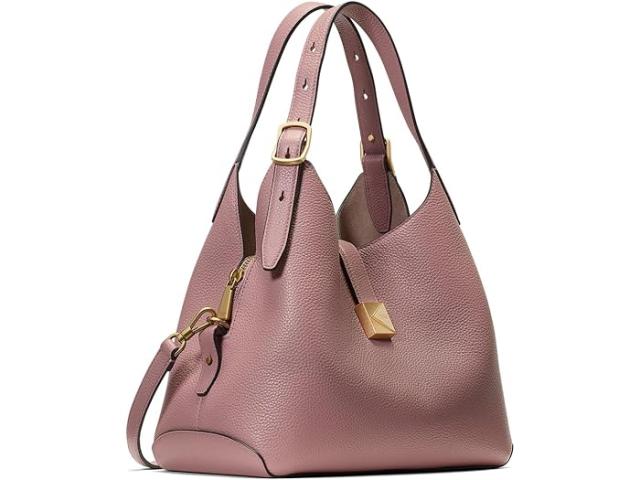(取寄) ケイトスペード レディース デコ ペブルド レザー ミディアム クロスボディ トート Kate Spade New York women Deco Pebbled Leather Medium Crossbody Tote Dusk Rose