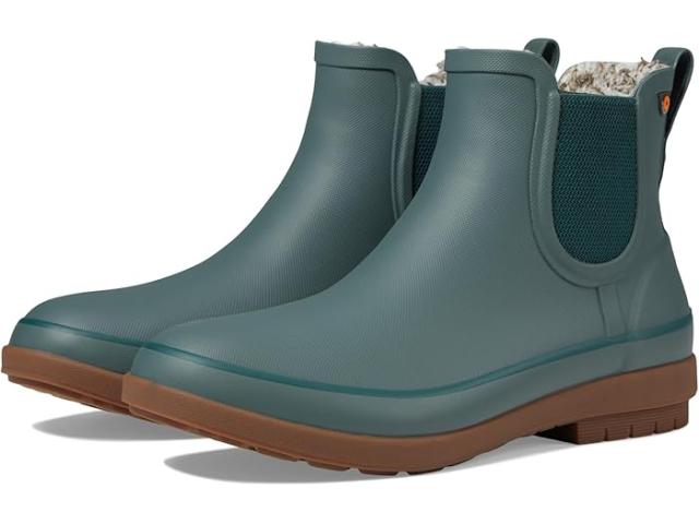 (取寄) ボグス レディース アマンダ プラッシュ リ チェルシー Bogs women Bogs Amanda Plush II Chelsea Dark Spruce