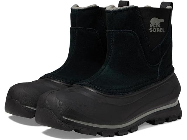 (取寄) ソレル メンズ バクストン プル-オン ウォータープルーフ SOREL men Buxton Pull-On Waterproof Black/Quarry