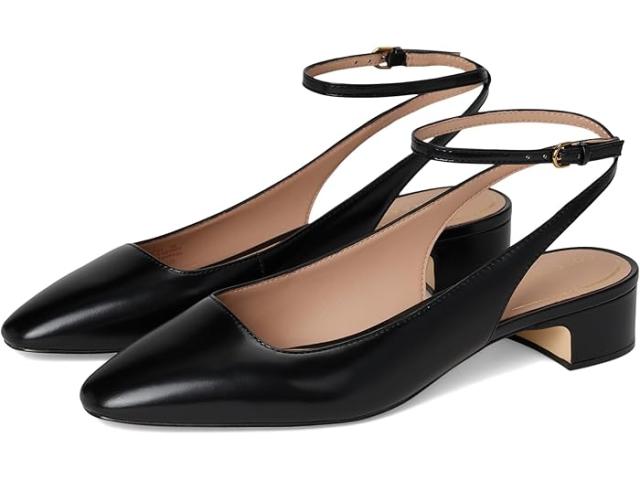 (取寄) コールハーン レディース ペイデン アンクル ストラップ パンプス Cole Haan women Paden Ankle Strap Pumps Black Box Leather