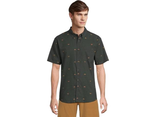 (取寄) ビラボン メンズ オール デイ ジャカード ショート スリーブ Billabong men All Day Jacquard Short Sleeve Stealth