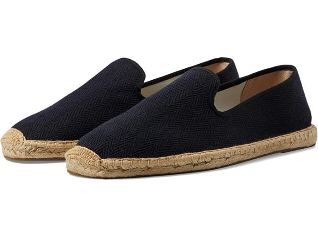 (取寄) ソルドス メンズ スモーキング スリッパ エスパドリーユ Soludos men Smoking Slipper Espadrille Tonal Black