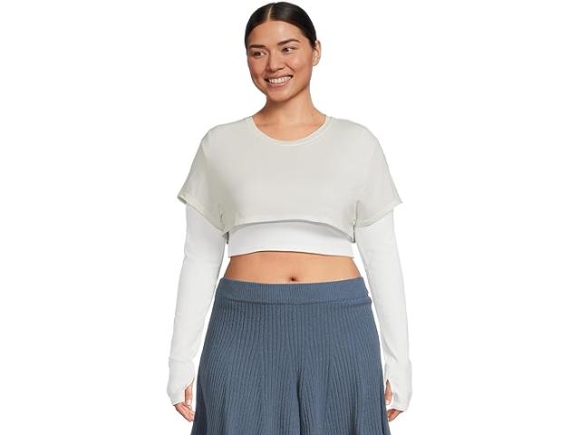 (取寄) エフピー ムーブメント レディース ダブル ダブル レイヤー FP Movement women Double Double Layer White