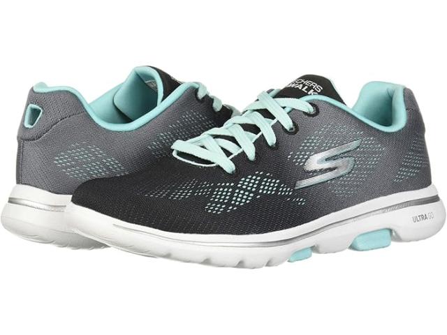 (取寄) スケッチャーズ パフォーマンス レディース ゴー ウォーク 5 - アライブ SKECHERS Performance women Go Walk 5 - Alive Black/Aqua