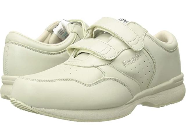 (取寄) プロペット メンズ ライフ ウォーカー ストラップ メディケア/HCPCS コード = A5500 ダイアベティク シュー Propet men  Life Walker Strap Medicare/HCPCS Code = A5500 Diabetic Shoe Sport White