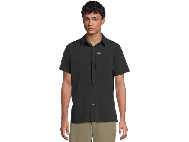 (取寄) コロンビア メンズ セージ ピーク ウーブン ショート スリーブ シャツ Columbia men Sage Peak Woven Short Sleeve Shirt Black
