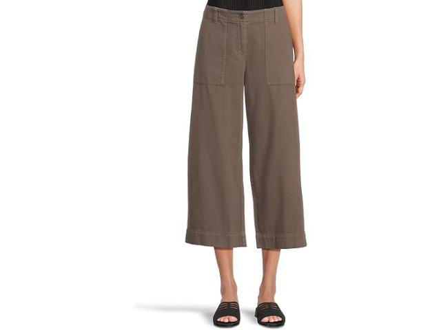 (取寄) アイリーン フィッシャー レディース ガーメント ダイ ユーティリティ コットン ピティート ワイド クロップド パンツ Eileen Fisher women Garment Dyed Utility Cotton Petite Wide Cropped Pant Rye